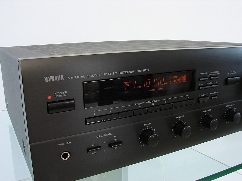 Yamaha RX-570 Natural Sound Stereo-Receiver in schwarz, 12 Monate ...